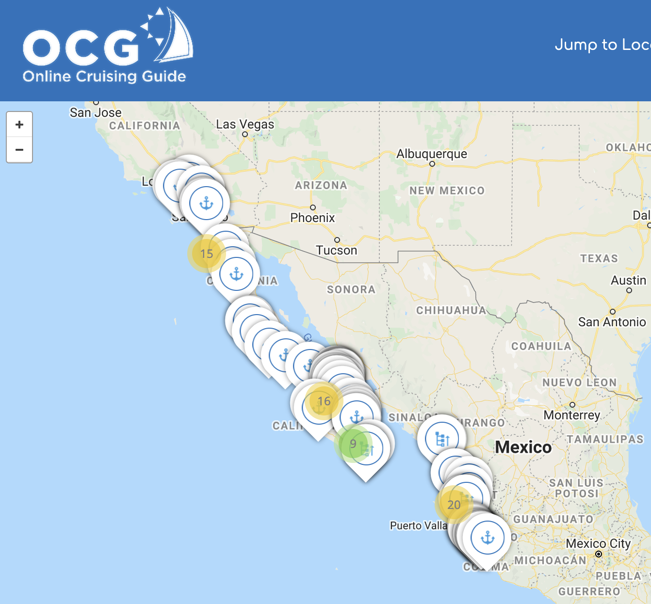 Southern California - Online Cruising Guide
